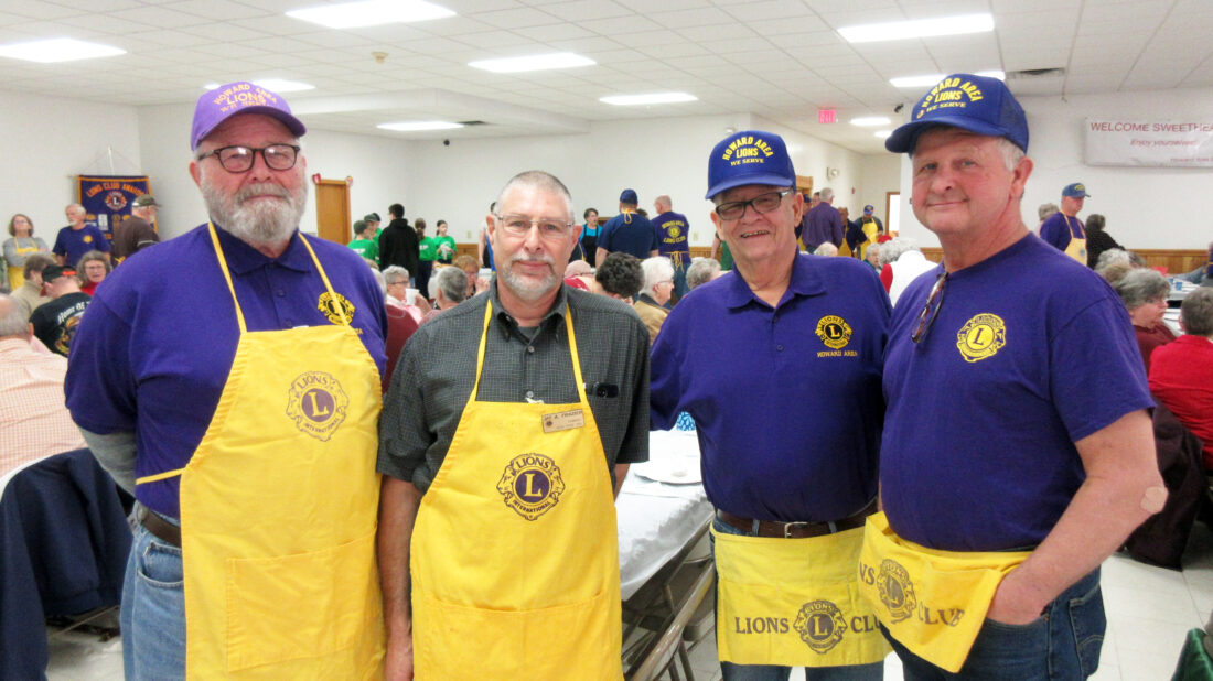 Howard Area Lions Club host large crowd for Sweetheart Dinner | News ...